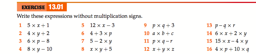 9M2MAT23: Algebraic expression copy